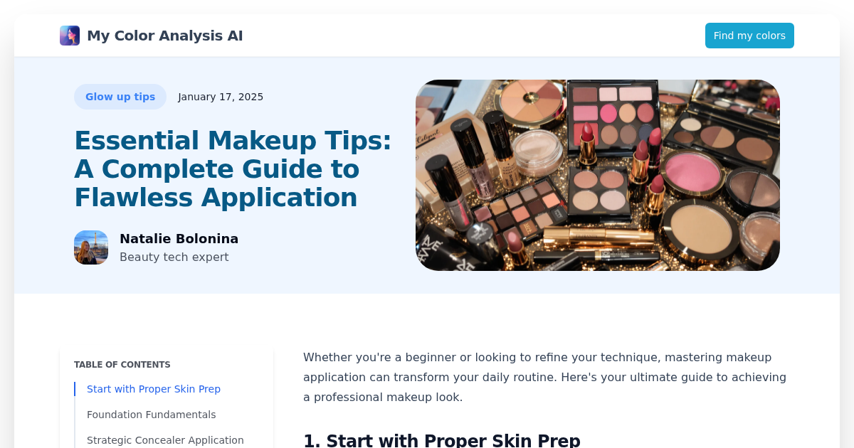 Essential Makeup Tips: A Complete Guide to Flawless Application